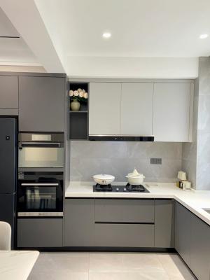 China High End Interior Design Commercial Coffee Bar Counter Kitchen Cabinet for sale