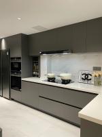 China L-Shaped Open Kitchen Flat Panel Cupboard with Benchtop Kitchen Cabinets for sale