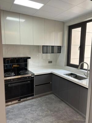 중국 현대 부엌 옷장 멜라민 부엌 화이트 라크 중국 가구 판매용