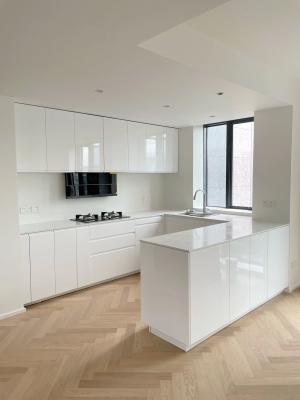 China Residence Custom Sintered Stone / Marble / Granite Laminate Kitchen Furniture Sets for sale
