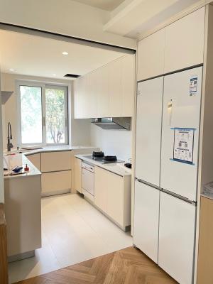 China Fixed White George Standard Export Packing Cupboard Kitchen Cabinets for sale