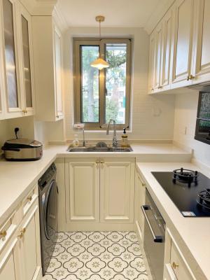 China Graphic Design 3D Model Design Modern Cabinet Wooden Kitchen Cabinets for sale