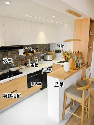 중국 라미네이트 모듈 주방 찬장 캐비닛 세트 홈 가구 판매용