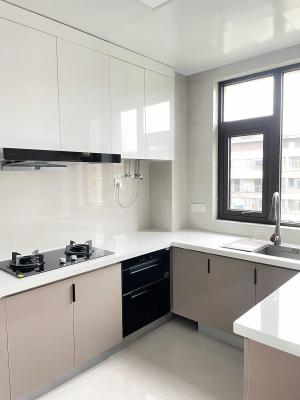 中国 メラミン化粧合板のモダンキッチンキャビネット、カスタマイズ可能なデザイン 販売のため