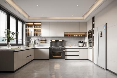 中国 傷つきにくいテクスチャ加工のモダンキッチンキャビネット 販売のため