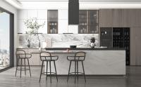 China Modern Kitchen Cabinet with Anti-Scratch Textured Surface for sale