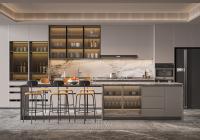 China Custom Modern Kitchen Cabinet Modular Design for Residences for sale
