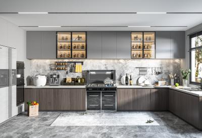 China Design Modular de Armários de Cozinha Modernos e Personalizados para Residências à venda