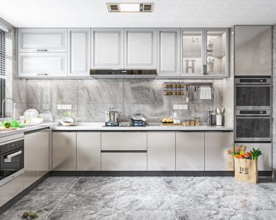 China Painel de porta do armário de cozinha moderno de MDF para hotéis e apartamentos à venda