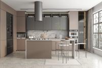 China Modular Kitchen Cabinets MDF Plywood Custom Sizes for sale
