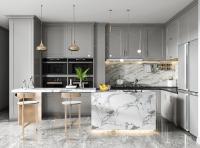 China Classical High Gloss Lacquer Kitchen Cabinet with Big Storage for sale