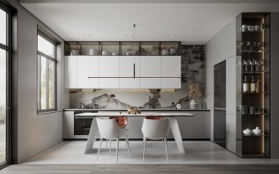 China Modern Italian White Lacquer Kitchen Cabinets For Home Furniture Closet Storage for sale