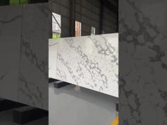 Polsterte künstliche Quarzsteintafel Babylon Grau Quarz OEM