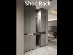 slimline shoe rack organizer cabinet storage multilayer furniture