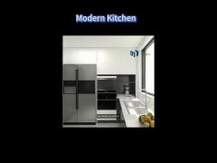 door panel finish modern style particle board kitchen wall hanging cabinet