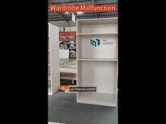 3 hinged bedroom closet cabinets 7ft wardrobe sliding door customized