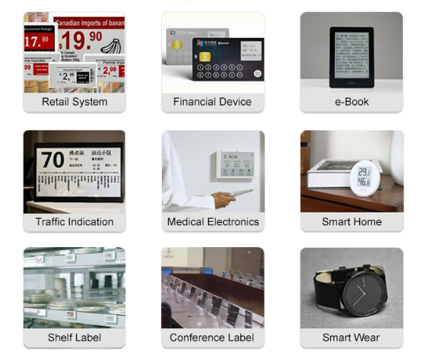 ePaper display applications