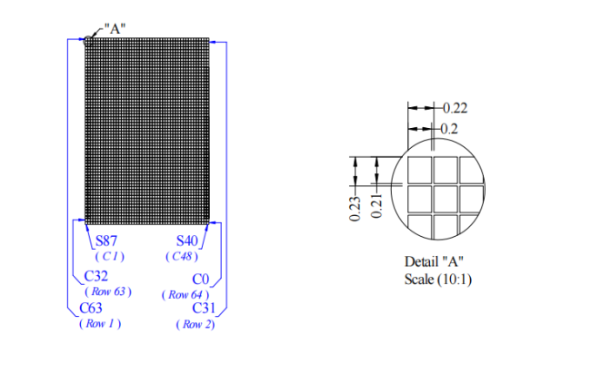 OLED display module technical diagram