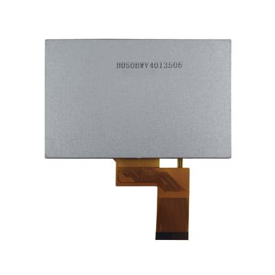 China 5.0 Inch 800x480 Square Shape Display LCD IPS View Angle LCD Screen 40pin ST7262 Drive TFT Module for sale