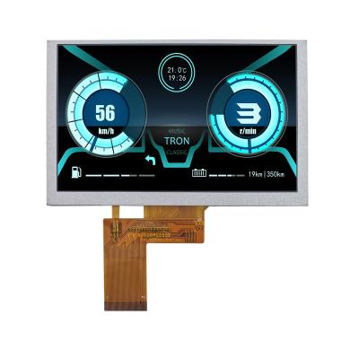 China 5.0 Inch 800x480 Square Shape Display LCD IPS View Angle LCD Screen 40pin ST7262 Drive TFT Module for sale