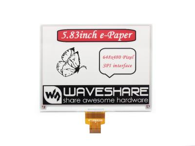China 5.83'' 640X480 3 Colors Red Black White EPaper Display Electronic Tag Eink Screen for sale