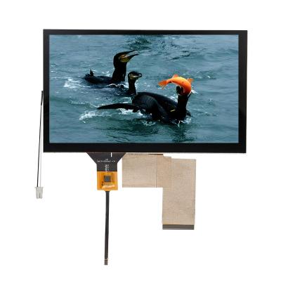 China 8 Inch LCD Screen 800×480 60PIN RGB Interface With Capacitive Touch for sale