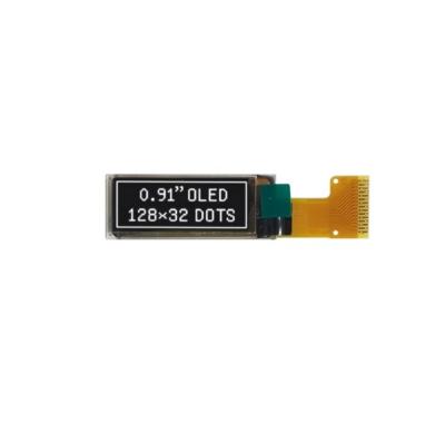 Cina 0.91' 128x32 Mono OLED Screen SSD1306 Interfaccia 14 Pin Bianco Monocromo in vendita