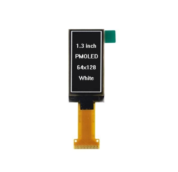 Quality 64 X 128 1.3'' Vertical Mono OLED LCD Display 13 Pin White CH1115 I2C 4 Wire for sale