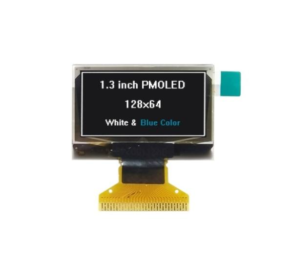 Quality 128x64 1.3'' Mono OLED LCD Display 30Pin Monochrome PMOLED Screen SH1106G for sale