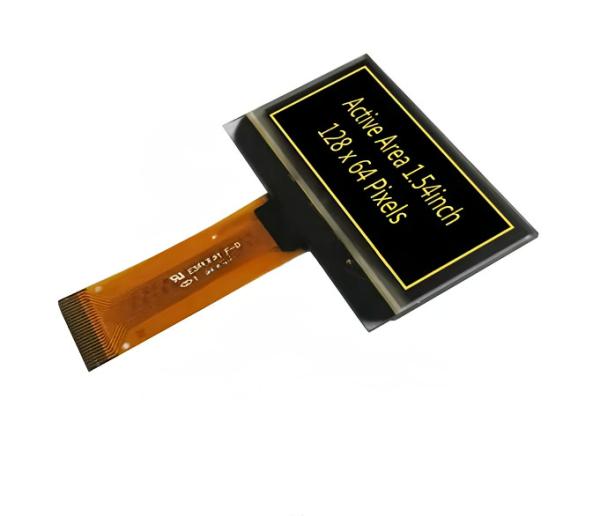 Quality 1.54'' 128x64 Pixels White Blue 24 Pin OLED Display I2C SPI Parallel Interface CH1116 for sale
