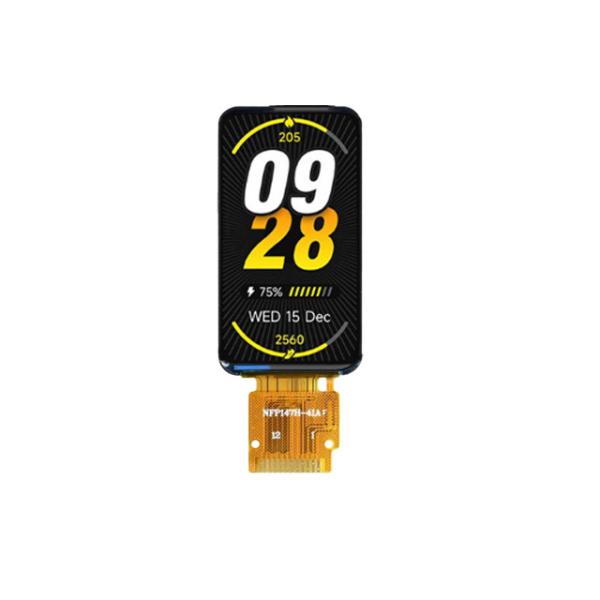 Quality 1.47 Inch IPS TFT LCD Display 172x320Resolution SPl interface GC9307 Driver lC350cd/m2 Customizable FPC TP 1500:1 Contrast Medical Devices for sale