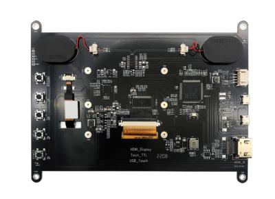 China 7-inch 800×480 CTP capacitieve touchscreen HDMI-display compatibel met Raspberry Te koop