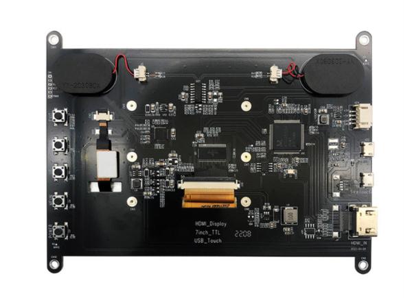 Quality 7-inch 800×480 CTP capacitive touch screen HDMI display compatible with for sale