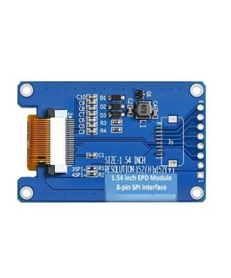 Cina Ultra-compatto schermo elettronico di carta da 1,54 pollici/1,5 pollici 152x152 ad alta risoluzione, display statico a potenza zero, risparmio energetico massimo in vendita