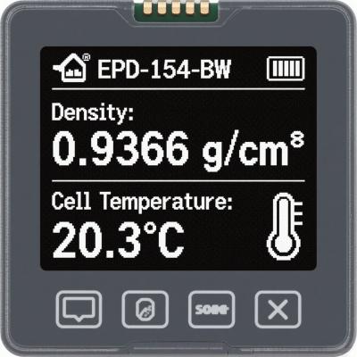 China Ultra-compact 1.54-inch/1.5-inch electronic paper screen 152x152 high resolution, zero-power static display, ultimate power saving for sale