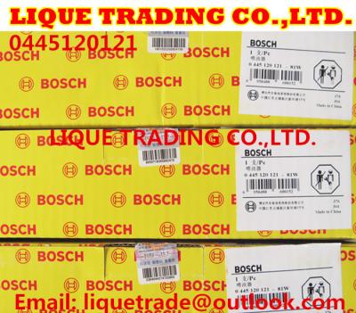 China BOSCH Genuine Common rail injector 0445120121 / 4940640 for Cummins ISLE engine for sale