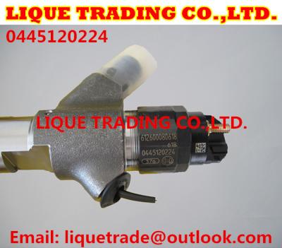 China BOSCH Genuine common rail injector 0445120224,0445120170 for WEICHAI WP10 612600080618 for sale