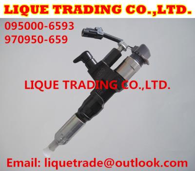China DENSO Genuine & New 095000-6593, HINO fuel injector J08E 23670-E0010 for sale