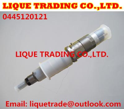 China BOSCH 0 445 120 121 Genuine Common rail injector 0445120121 / 4940640 for Cummins ISLE engine for sale