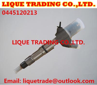 China BOSCH Genuine common rail injector 0445120213 / 0 445 120 213 for WEICHAI 612600080611 for sale