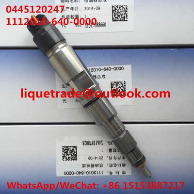 China BOSCH injector 0445120247 , 0 445 120 247, 1112010-640-0000 , 11120106400000 , exchange No. 0445120395 for sale