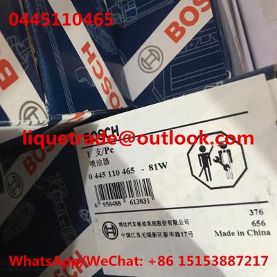 China BOSCH INJECTOR 0445110465 Common rail injector 0 445 110 465 for sale