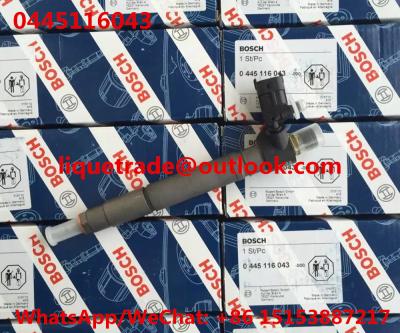 China BOSCH INJECTOR 0445116043 GENUINE Common rail injector 0 445 116 043 , 0445 116 043 for sale