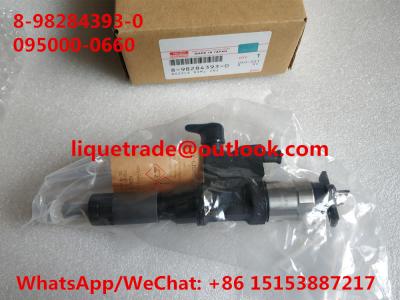 China DENSO Common rail injector 8-98284393-0 , 095000-0660 for ISUZU 8982843930 for sale