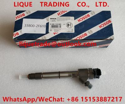 China BOSCH Fuel injector 0445110583, 0445110584 for HYUNDAI D4HB EURO 6 33800-2F610 for sale