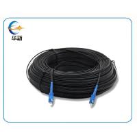China Simplex Single Mode G657a Fiber Preconnectorized Drop Cable SC UPC LC UPC for sale