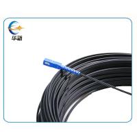 China Simplex Single Mode G657a Fiber Preconnectorized Drop Cable SC UPC LC UPC for sale