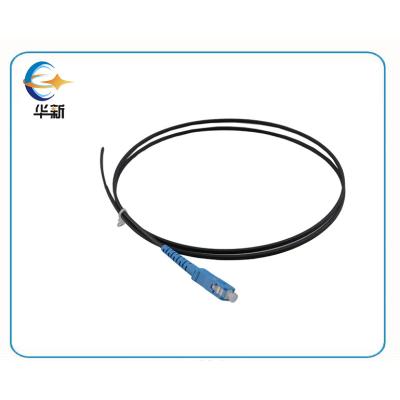 China Simplex Fiber Optic Pigtail Sc Connectors 5.0mm Boot Simplex 3.0mm APC UPC for sale