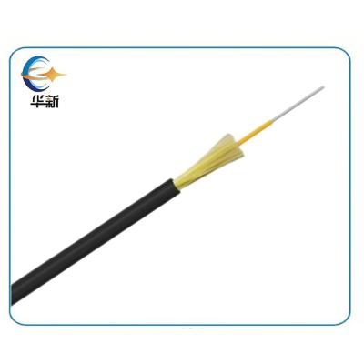 China Monomode glasvezel TPU LSZH 3,0 mm GJFJV binnenshuis glasvezelkabel Te koop
