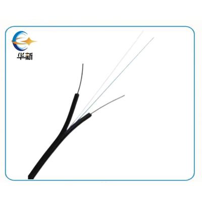 Cina GJXH FTTH Drop Cable LSZH Flame Retardant 1 Fibre Galvanized Single Mode Fiber Optic Cable in vendita
